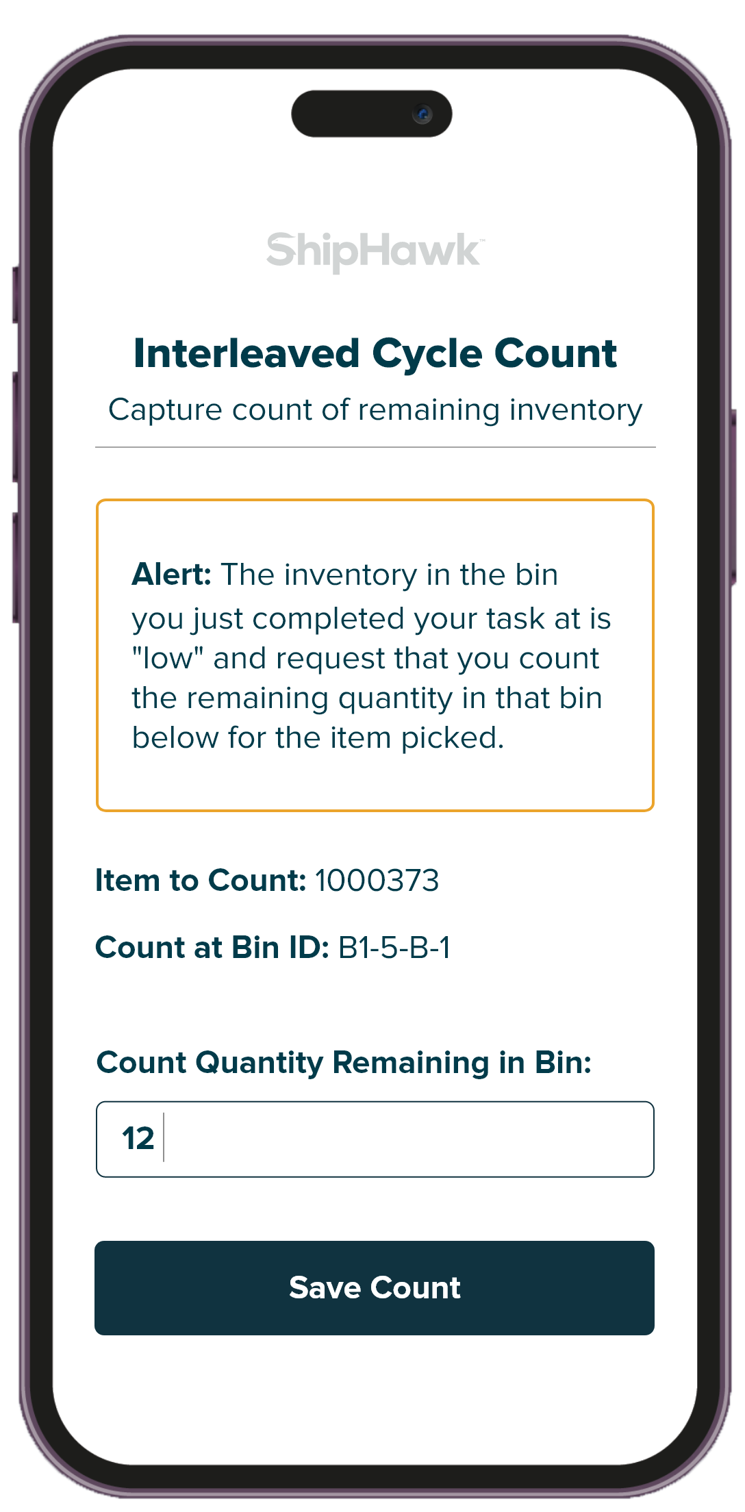 Cycle Count in Real-Time | ShipHawk WMS | Inventory Accuracy